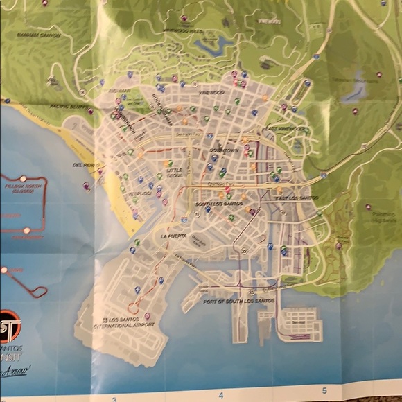 Los Santos Gta V Map